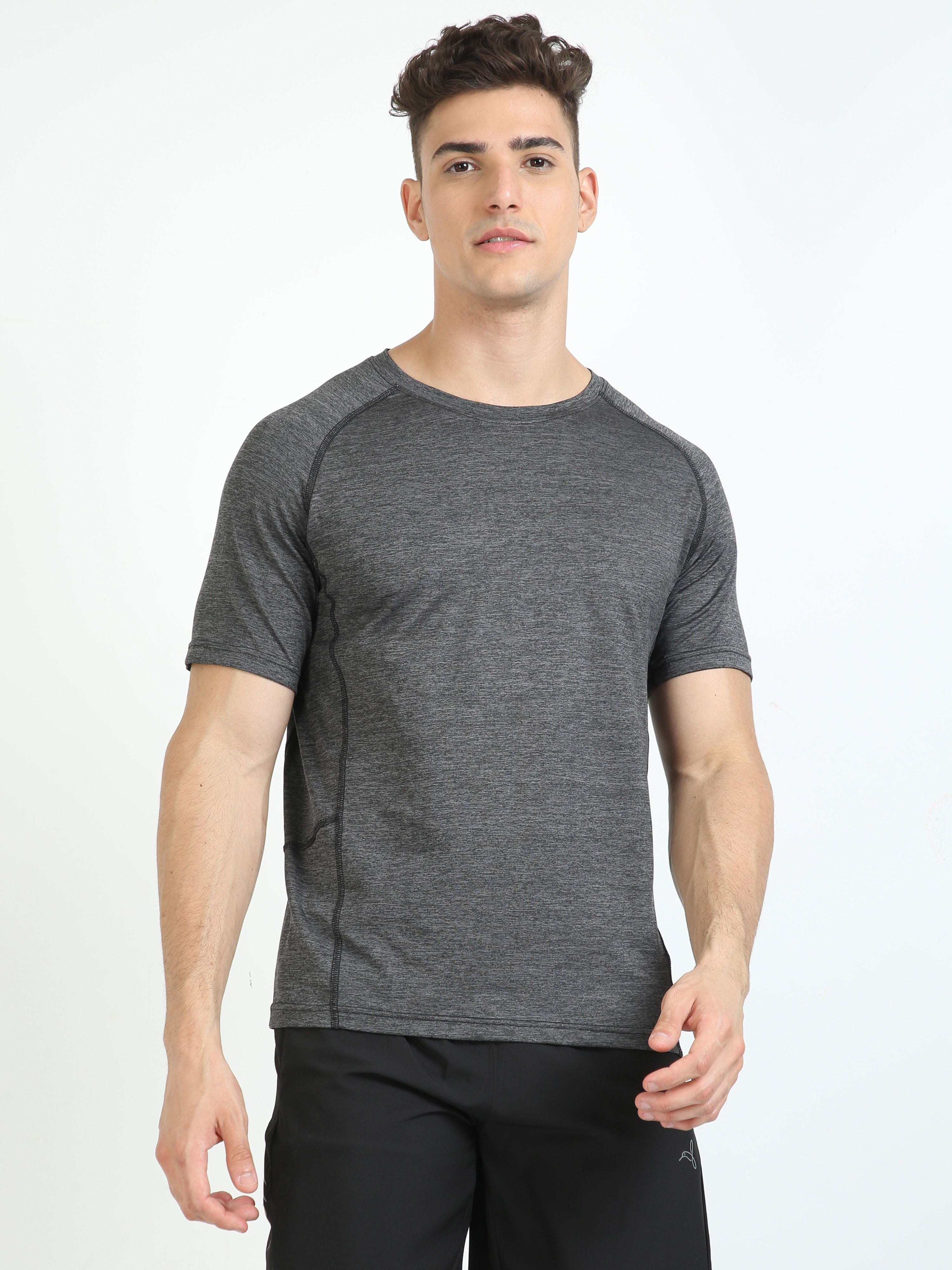 Shop Latest Grey Sports Tee For Mens Online in India